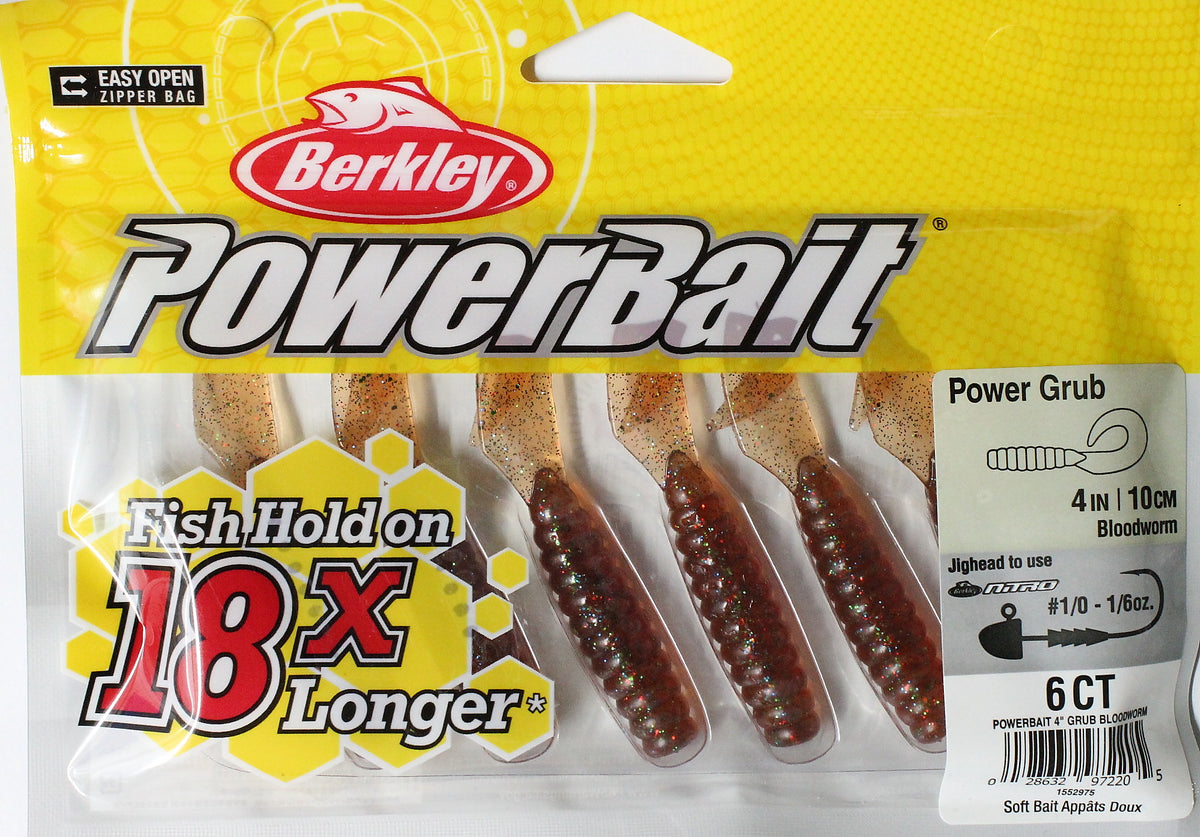 Berkley Powerbait 4" Power Grub – Ultimate Fishing and Outdoors